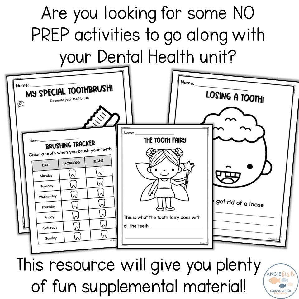 Dental Health Worksheets | Tooth Worksheets | I Lost a Tooth ...