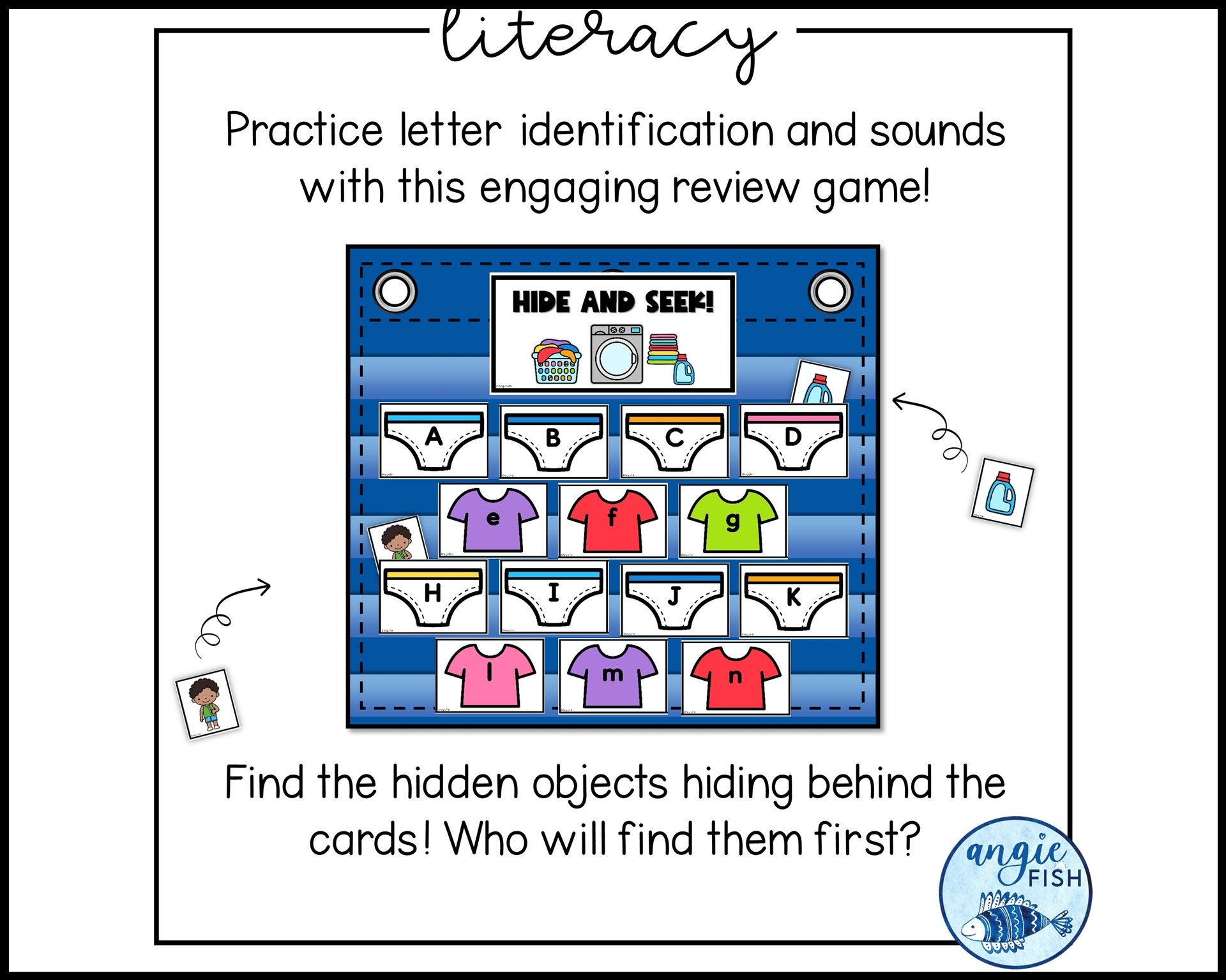 Pocket Chart Games | Hide and Find Game | Pocket Chart Activities ...