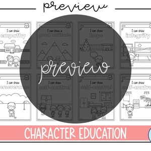 Social Skills Coloring Pages, Manners Coloring, Character Education ...