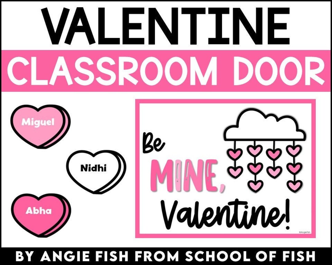 Valentine's Day Door Classroom Door Decoration Classroom - Etsy
