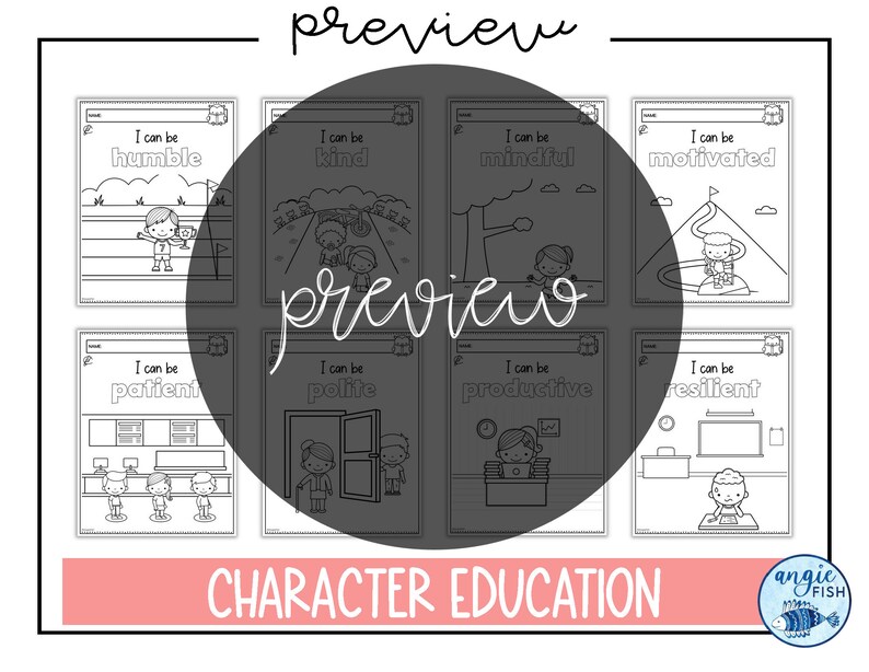 Social Skills Coloring Pages, Manners Coloring, Character Education ...