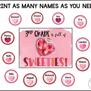 Valentine's Day Door, Classroom Door Decoration, Classroom Door Signs ...