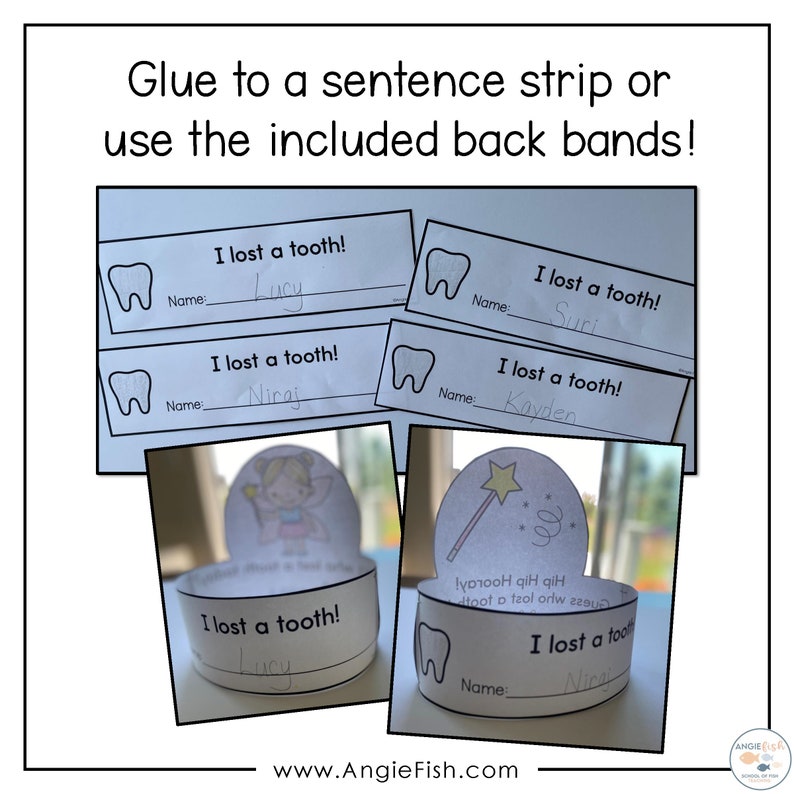 I Lost a Tooth | Tooth Hat | Tooth Crown | Tooth Printable | Lost Tooth ...