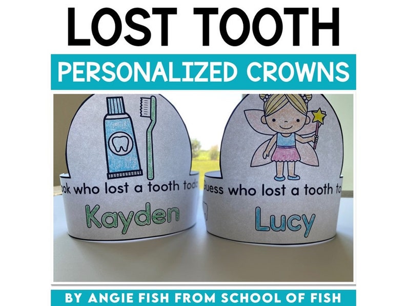 I Lost a Tooth Tooth Hat Tooth Crown Tooth Printable Lost Tooth ...