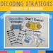 Science of Reading Decoding Strategies | Posters & Bookmarks - Etsy