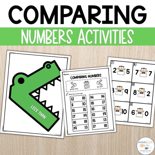 Math Worksheets With Numbers - Etsy