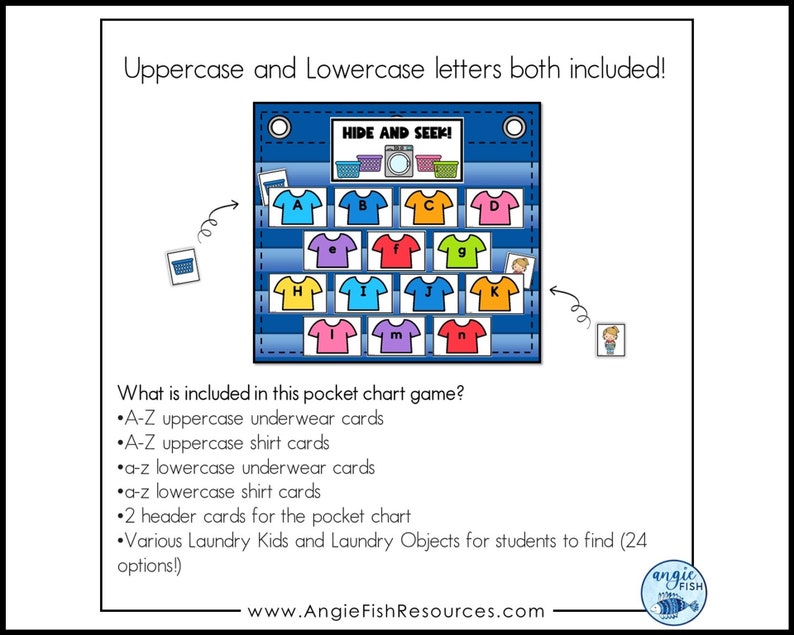 Pocket Chart Games | Hide and Find Game | Pocket Chart Activities ...