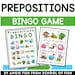 Prepositions Bingo | Printable Bingo Cards | Bingo Game Download ...