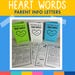 Science of Reading Heart Words Parent Information Letter | SOR Heart ...