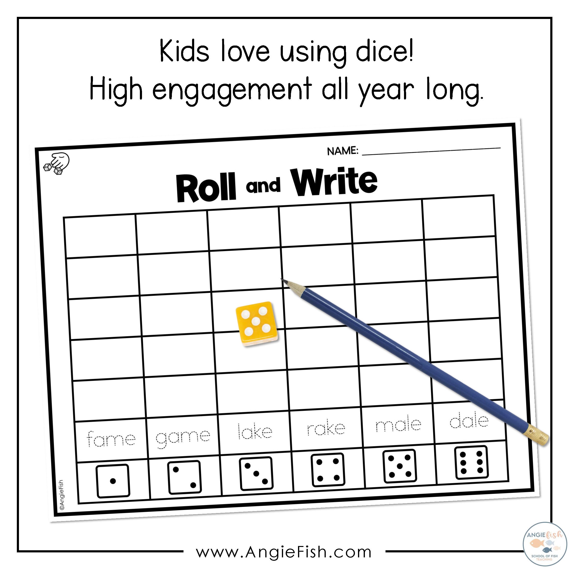 Roll and Read | Make Your Own Game | Editable Roll and Read | Roll and ...