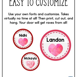 Valentine's Day Door, Classroom Door Decoration, Classroom Door Signs ...