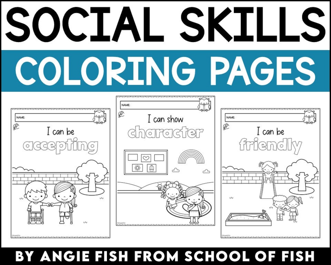 Coloring Pages About Manners And Emotions