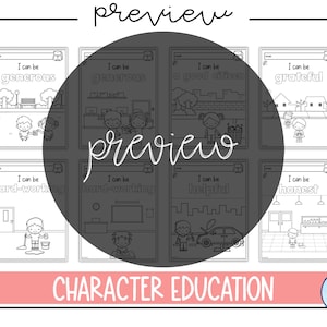 Social Skills Coloring Pages, Manners Coloring, Character Education ...