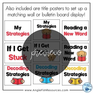 Science of Reading Decoding Strategies | Decoding Bookmarks & Posters ...