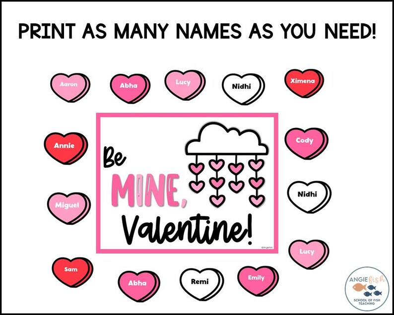 Valentine's Day Door, Classroom Door Decoration, Classroom Door Signs ...