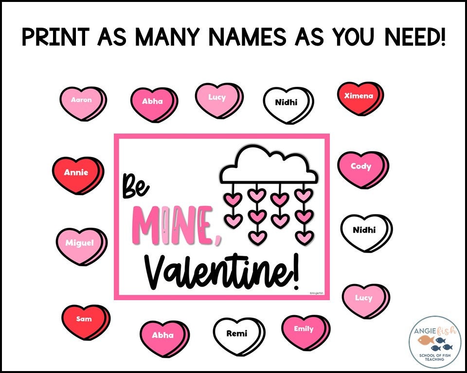 Valentine's Day Door, Classroom Door Decoration, Classroom Door Signs ...