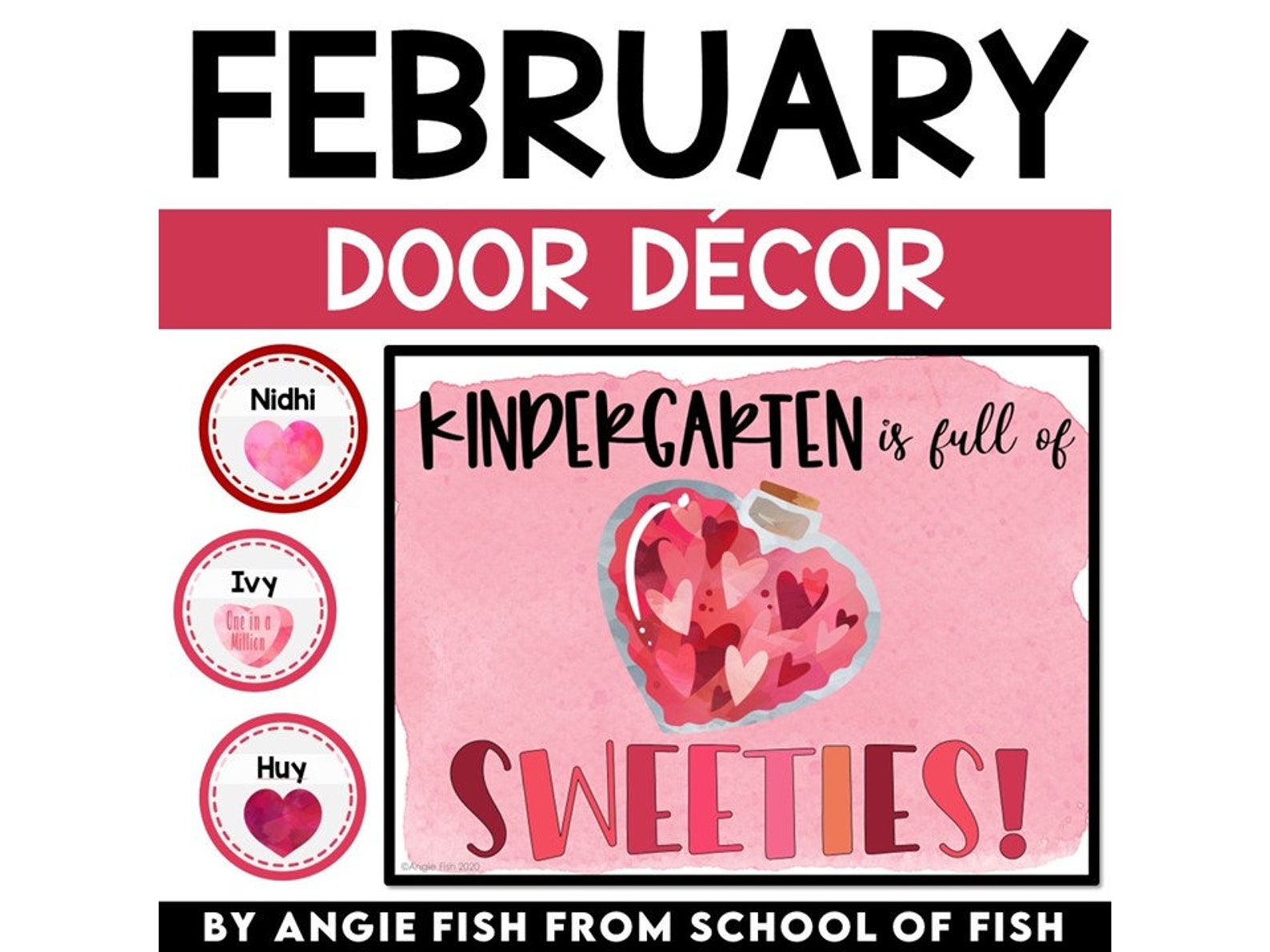 Valentine's Day Door, Classroom Door Decoration, Classroom Door Signs ...