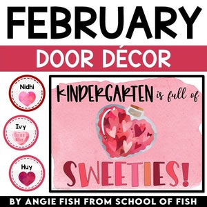 Valentine's Day Door, Classroom Door Decoration, Classroom Door Signs ...