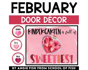 Valentine's Day Door, Classroom Door Decoration, Classroom Door Signs ...