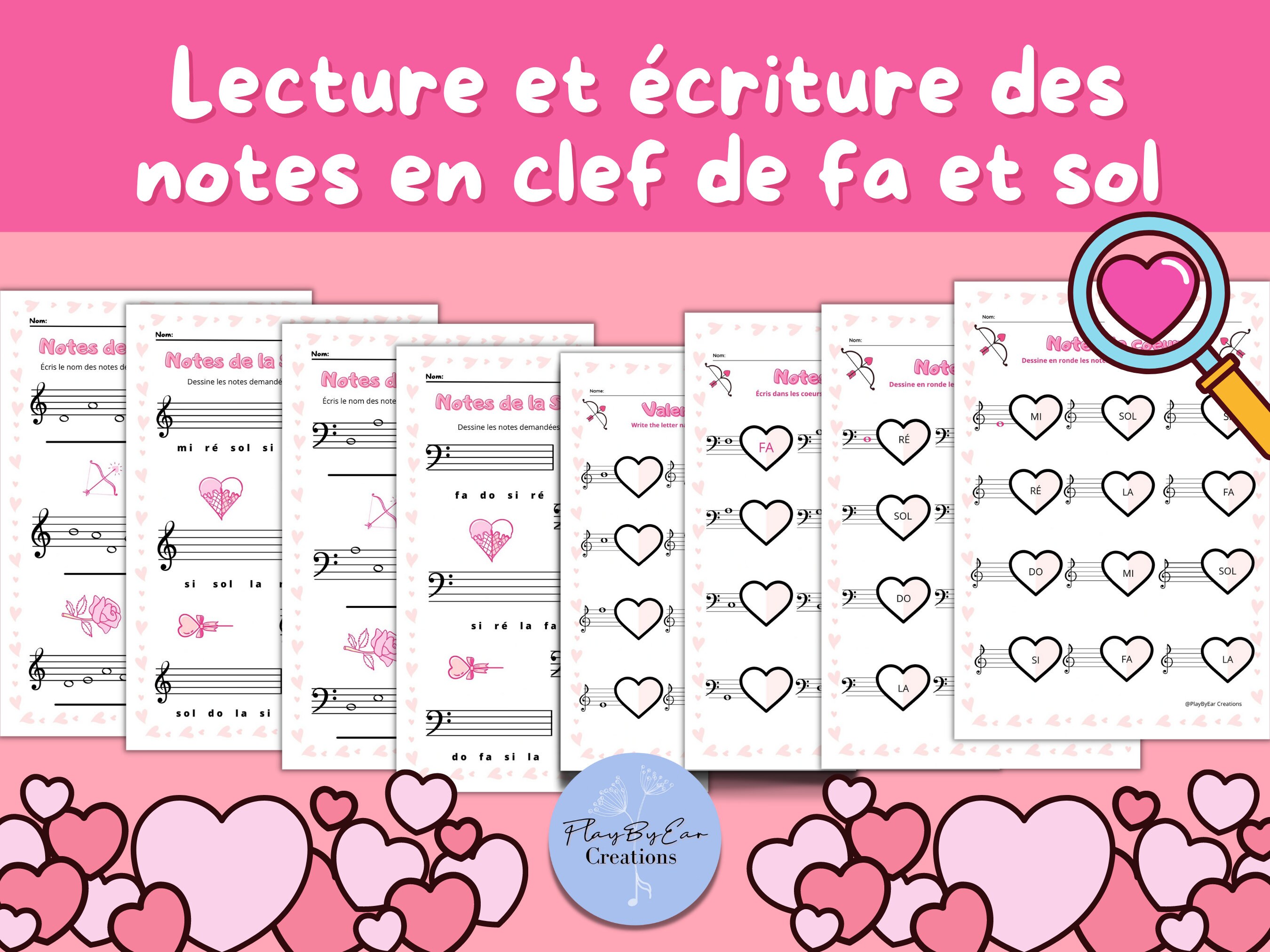 Music Theory Exercises for Valentine's Day - Printable - Music Teacher ...