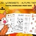 Autumn\fall MUSIC WORKSHEETS - 15 Pages - Music Lessons - Piano ...