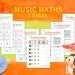 AUTUMN MUSIC WORKSHEETS- Fall - Music Lessons - Music Activities ...