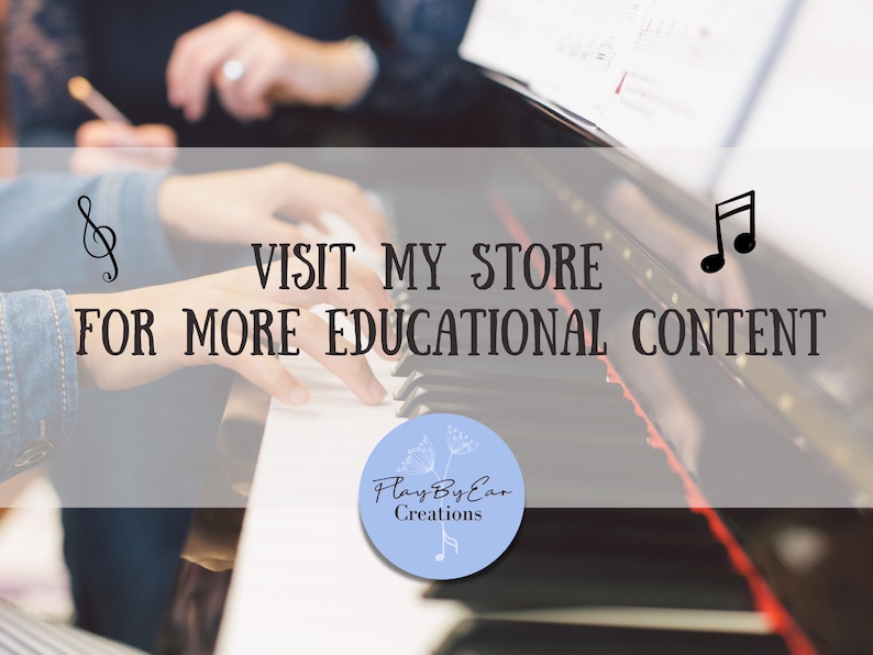 PIANO BASICS - Music Theory for Beginners - Music Lessons - Printable ...