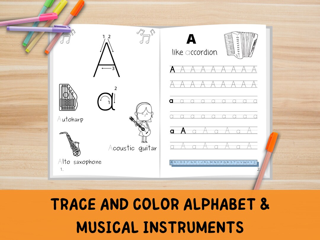 Printable Handwriting Practice Sheet - Beginner Practice - Musical ...