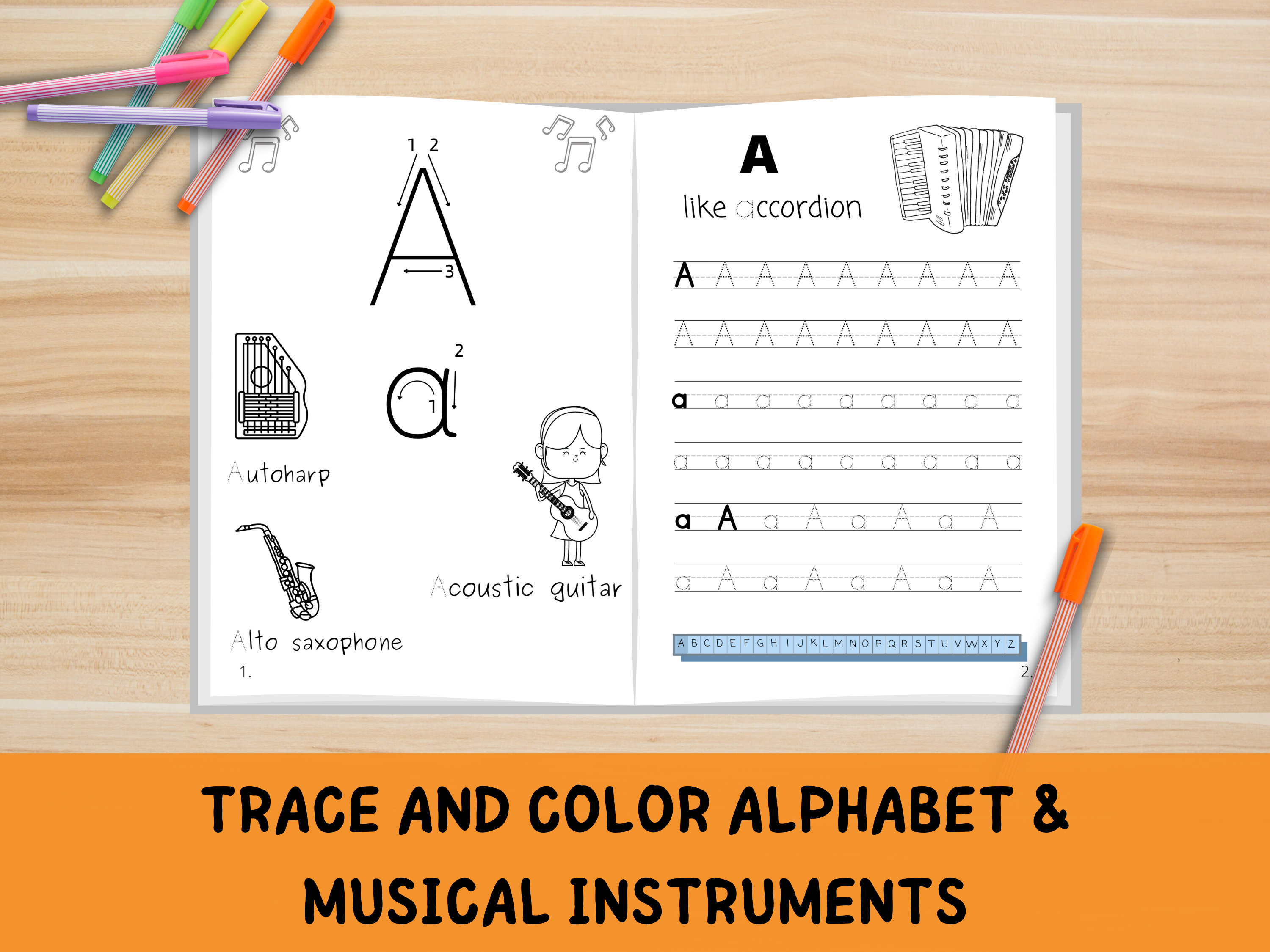 Printable Handwriting Practice Sheet - Beginner Practice - Musical ...