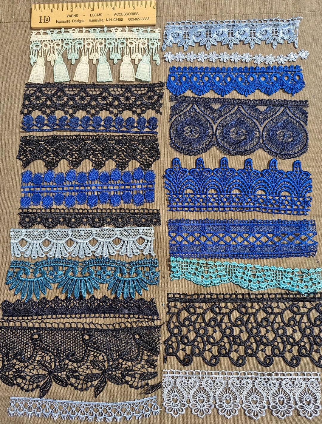 20pc Asst Blue Color Lace set 2 From Istanbul Turkiye Perfect Craft ...