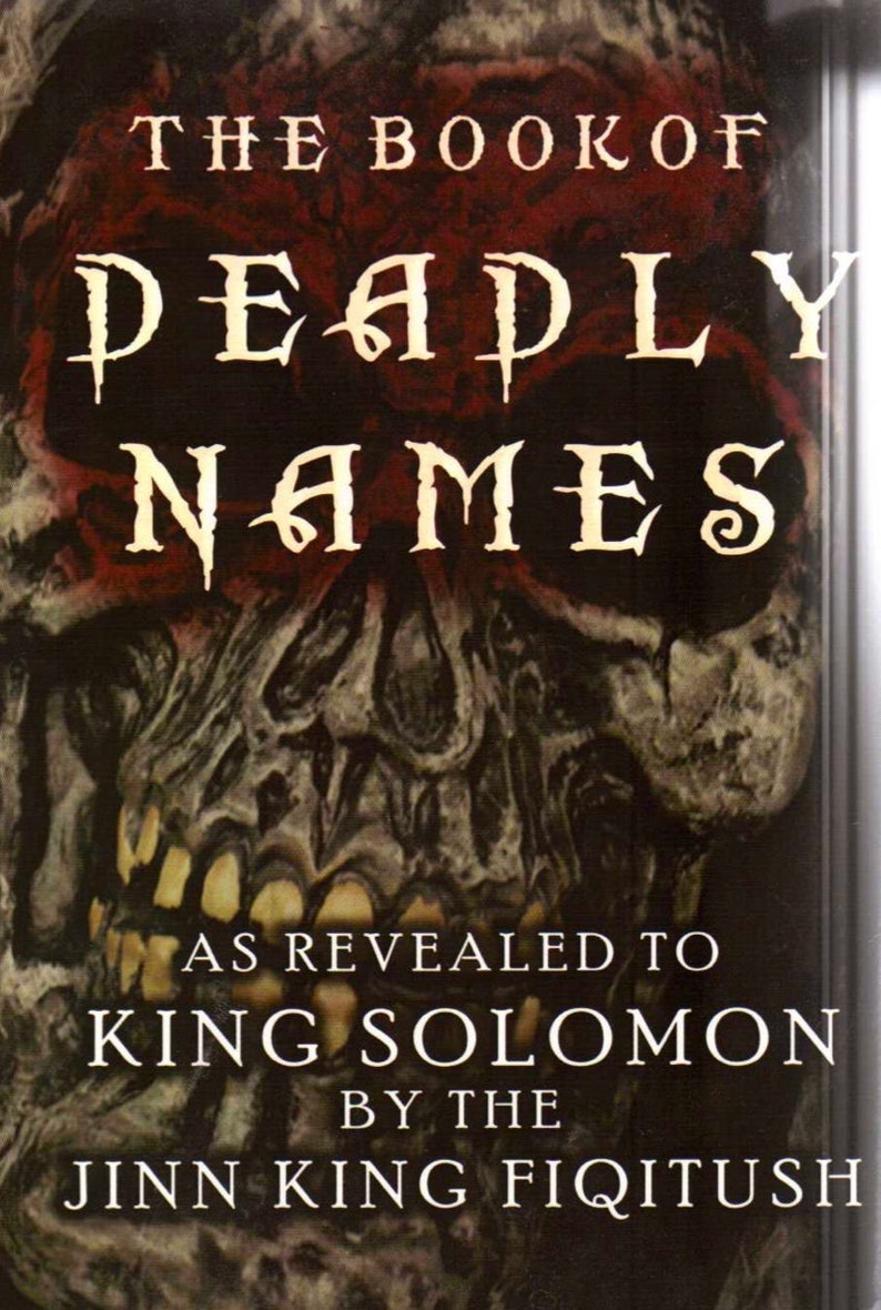 Book Of Deadly Names As Revealed To King Solomon Etsy UK book-of-deadly-names-as-revealed-to-king-solomon-etsy-uk