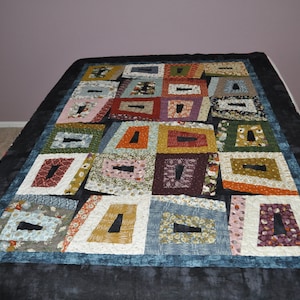 Peeking Points a Handmade Quilt - Etsy