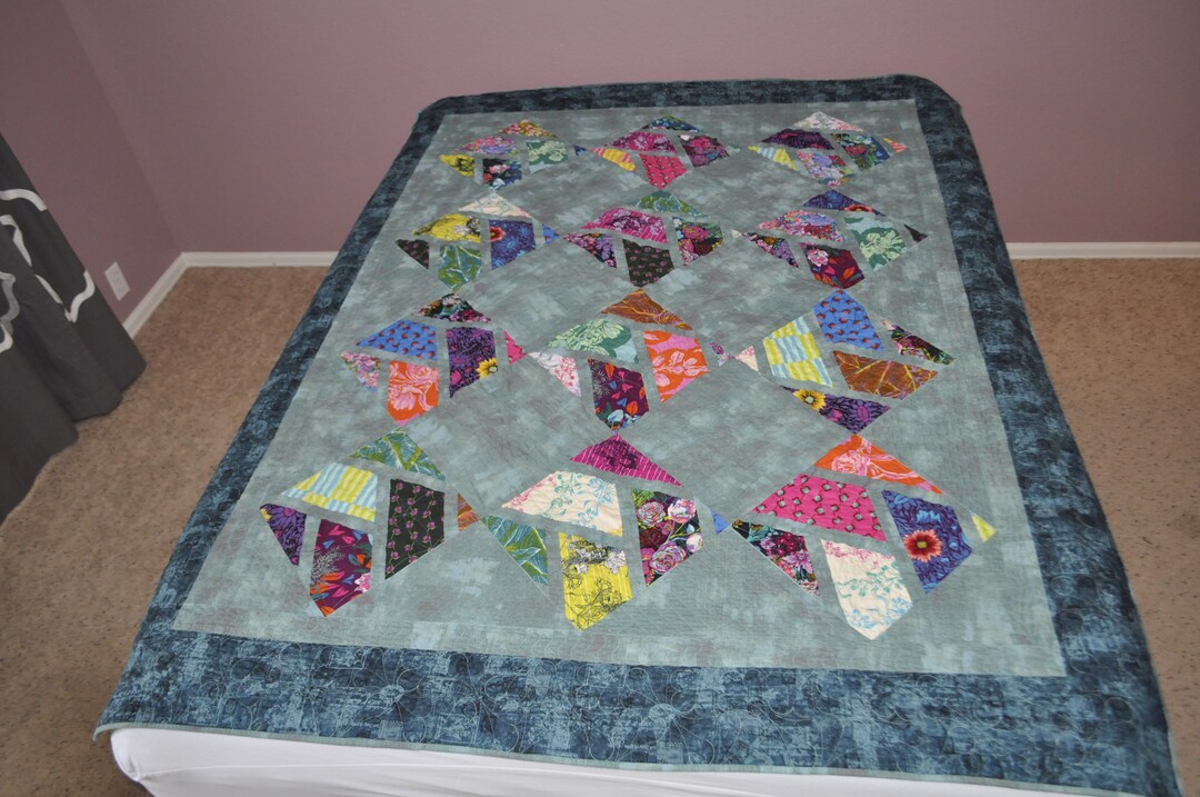 A Hand Made Quilt Called Box Weave - Etsy