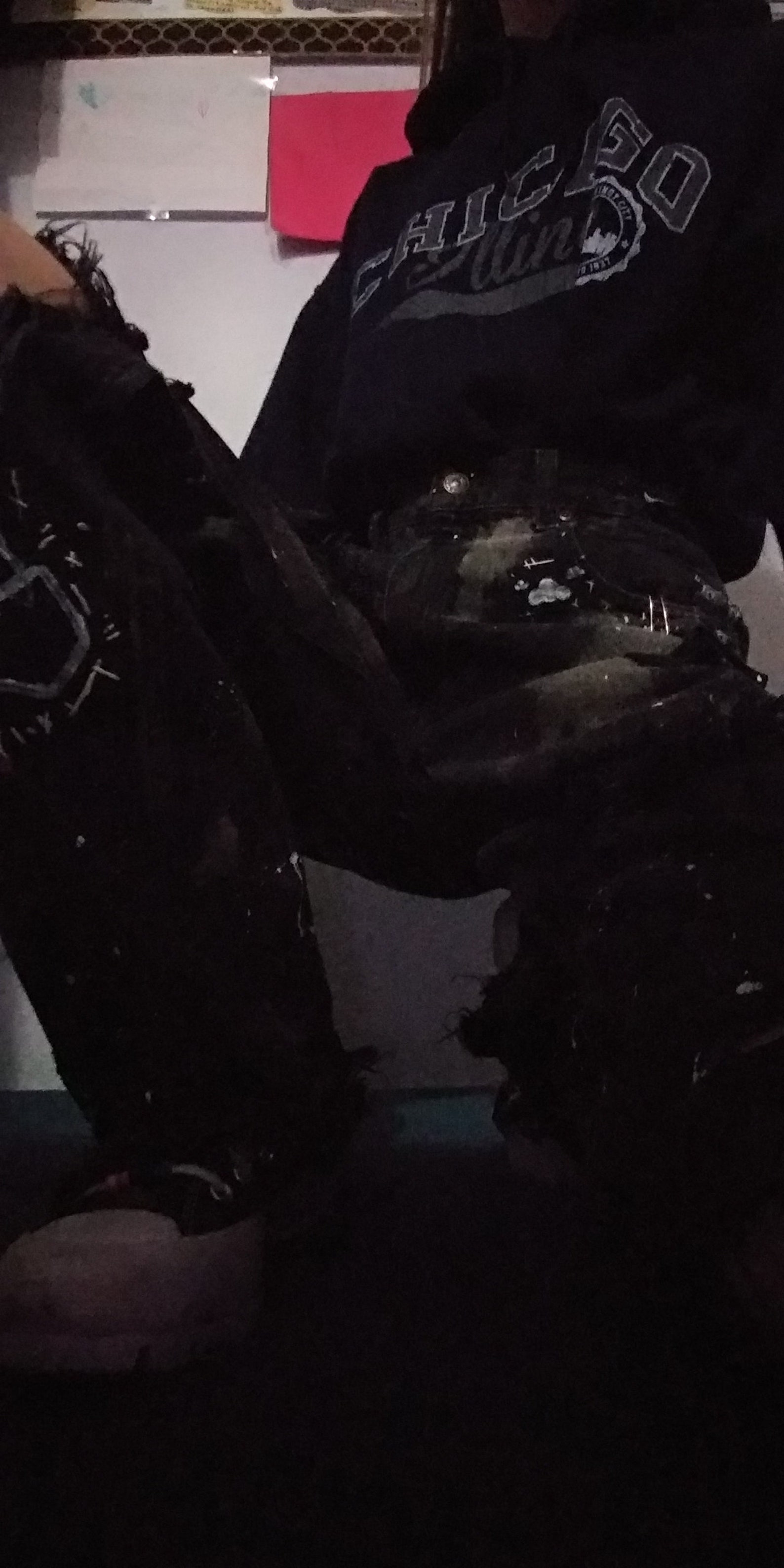 Custom Distressed Patchwork Aesthetic Jeans - Etsy