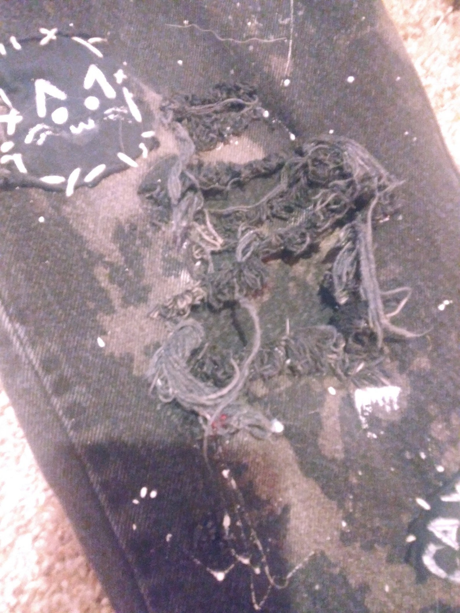 Custom Distressed Patchwork Aesthetic Jeans - Etsy