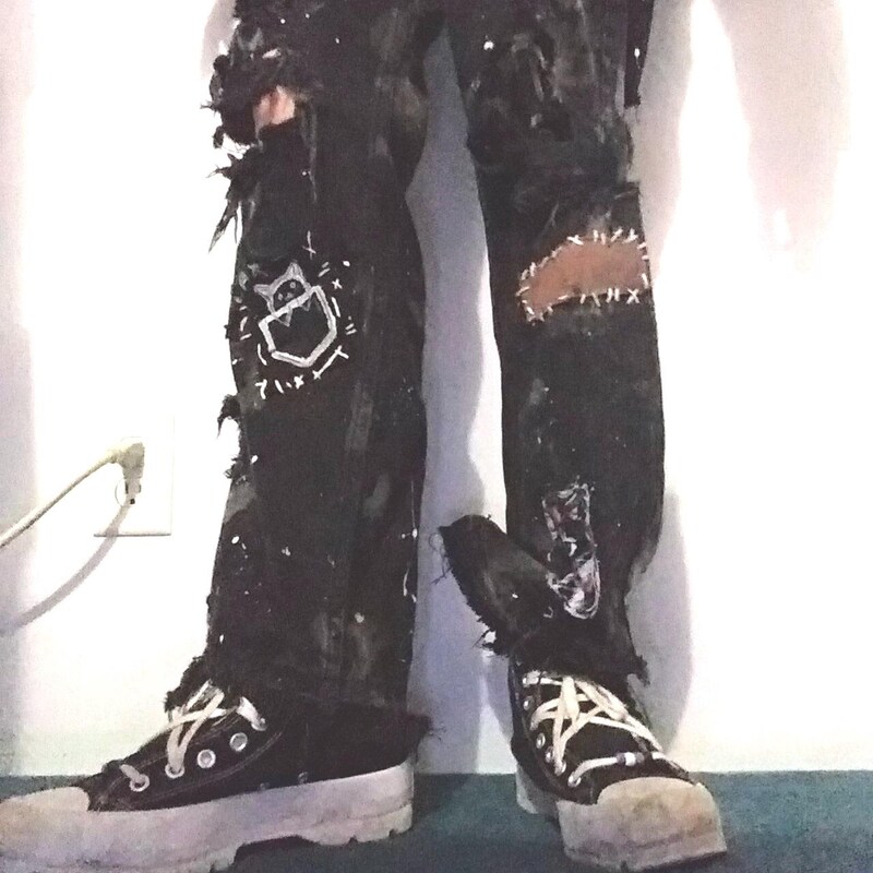 Baggy Emo Pants - Etsy