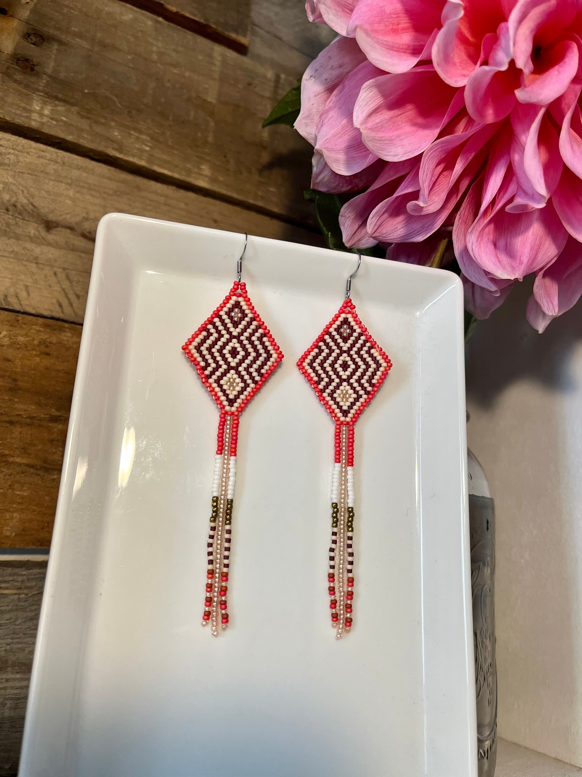 Native Princess - Handmade Alaskan Native Earrings, Native American ...