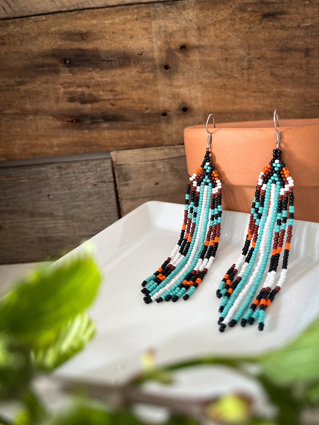Cabin Fever - Handmade Alaskan Native Earrings, Native American Style ...