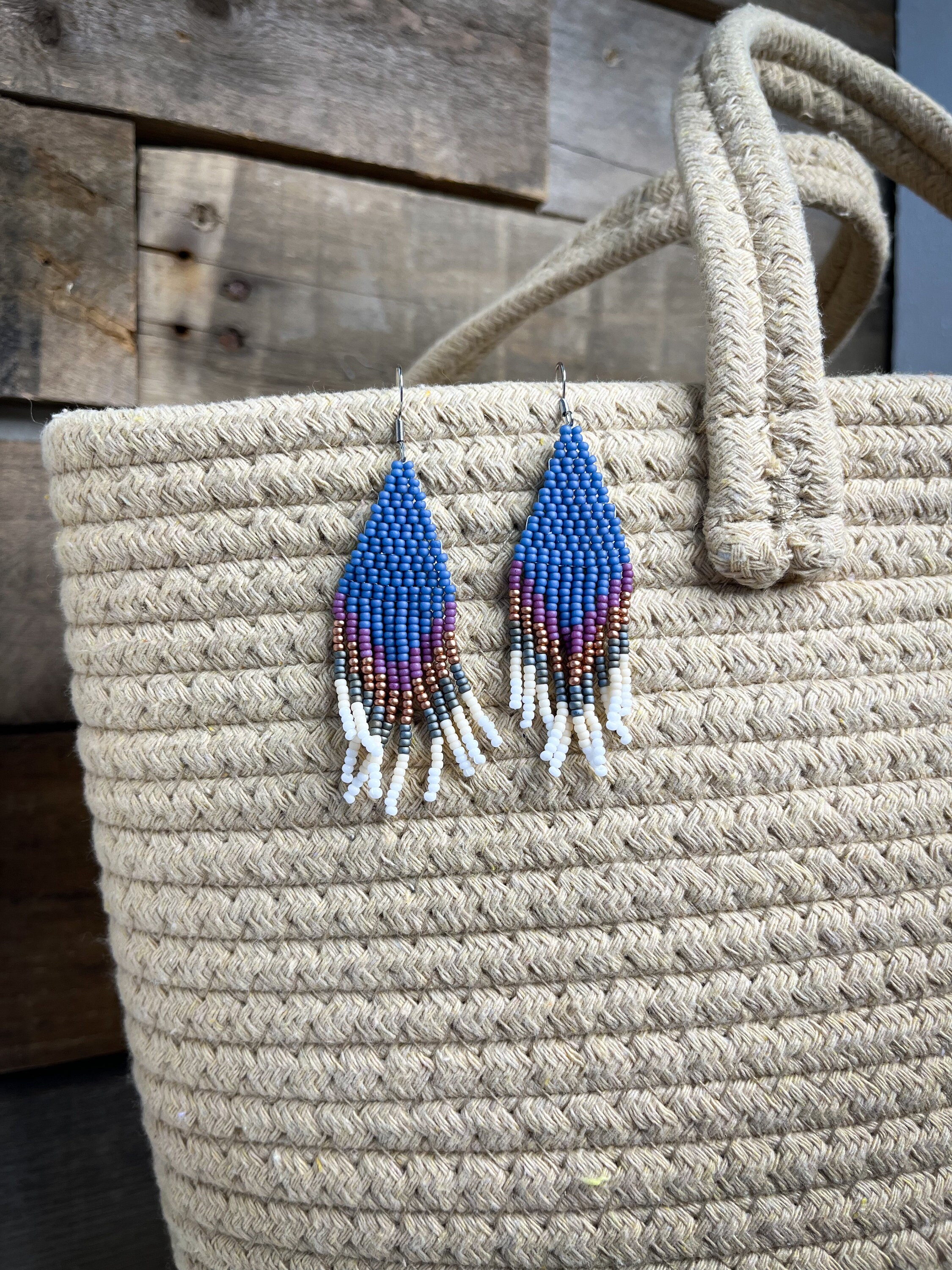 Copper Mine - Handmade Alaskan Native Earrings, Native American Style ...