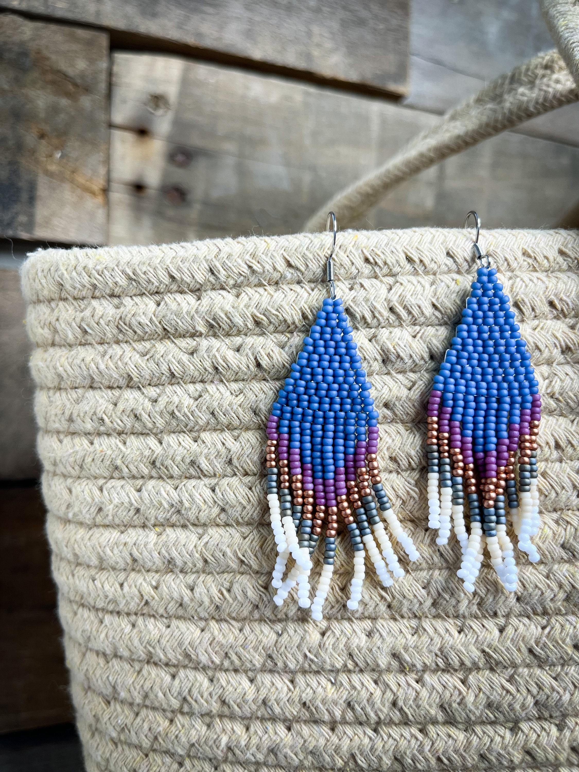 Copper Mine - Handmade Alaskan Native Earrings, Native American Style ...