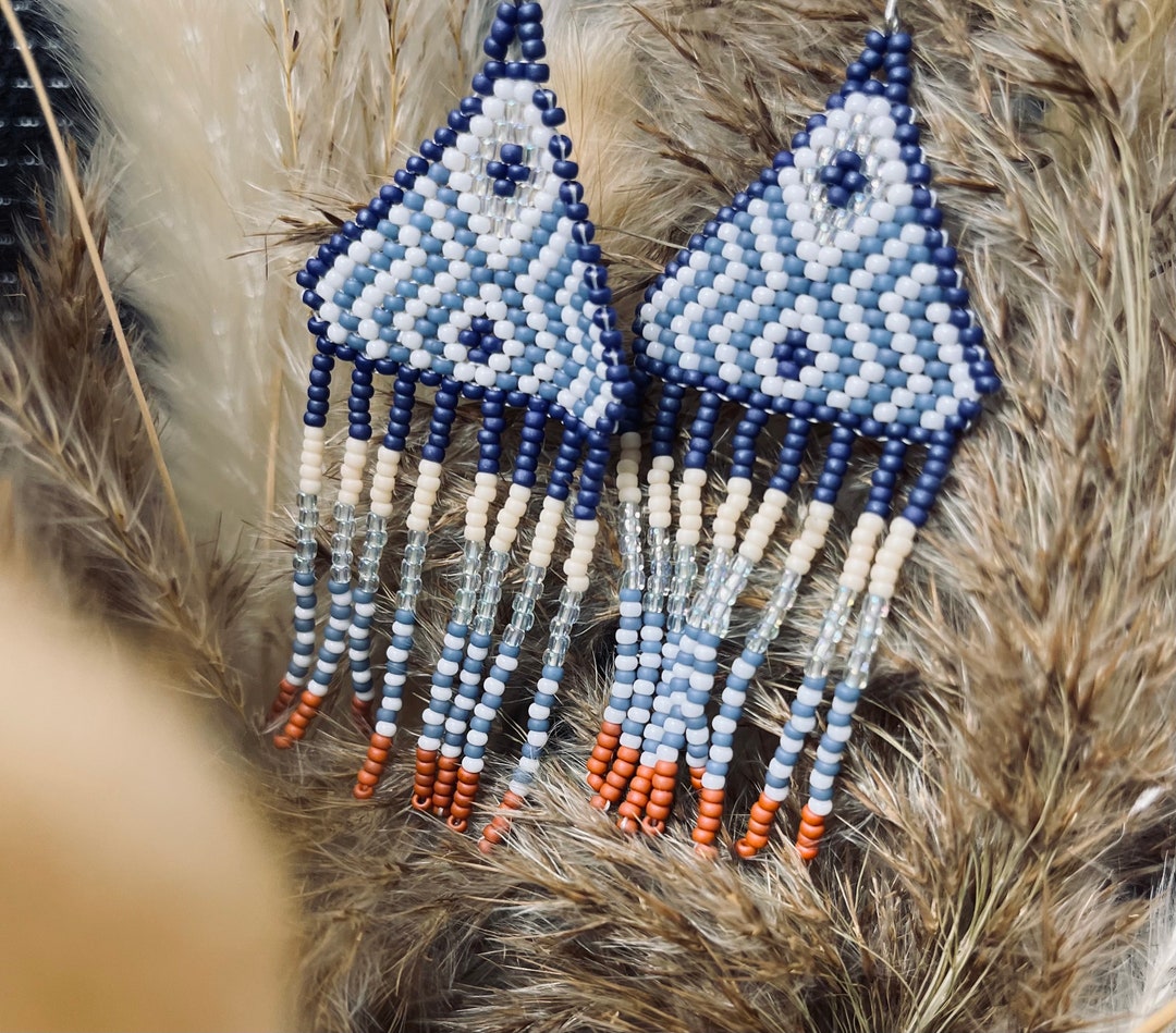 Tidal Wave - Handmade Alaskan Native Earrings, Native American Style ...