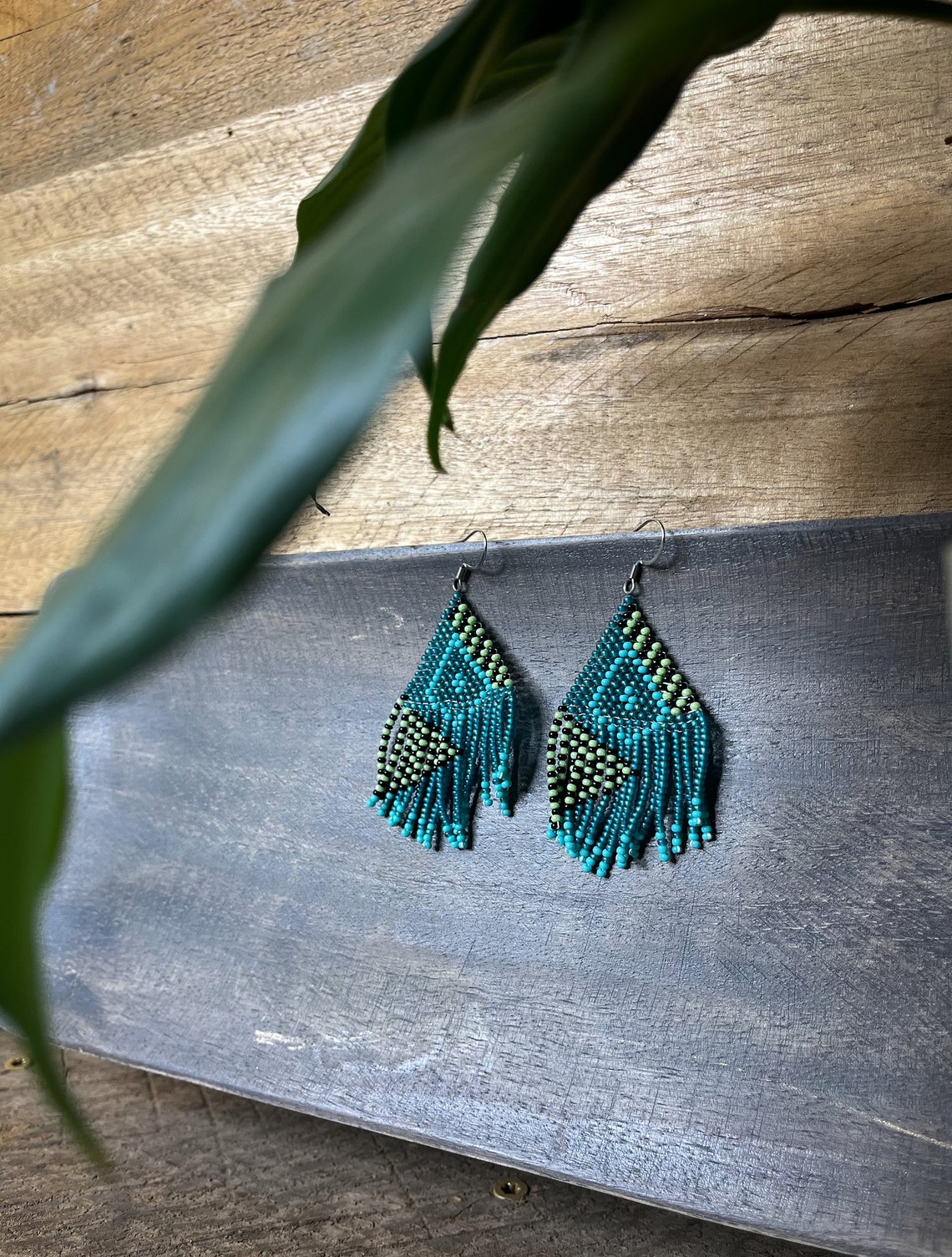 Icy Wave - Handmade Alaskan Native Earrings, Native American Style ...