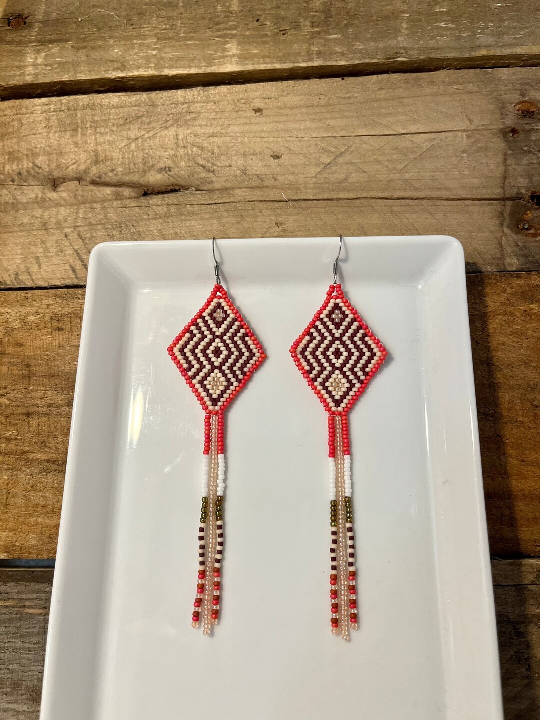 Native Princess - Handmade Alaskan Native Earrings, Native American ...