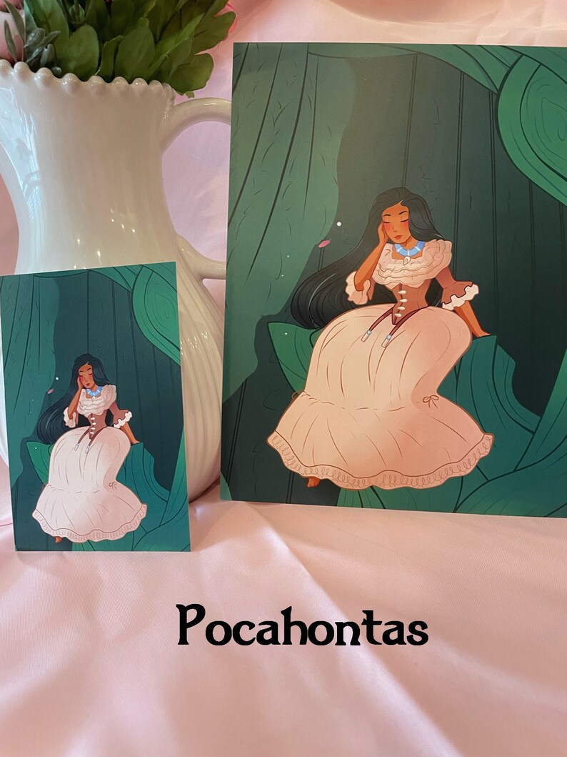 Rococo Disney Princesses Art Prints - Etsy