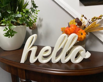 Hello sign | Etsy