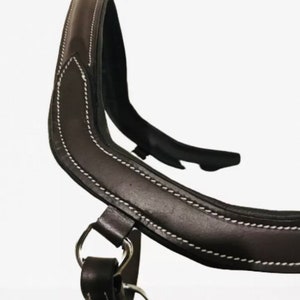 Anatomical Leather Headcollar Padded Comfort Adjustable Anatomic ...