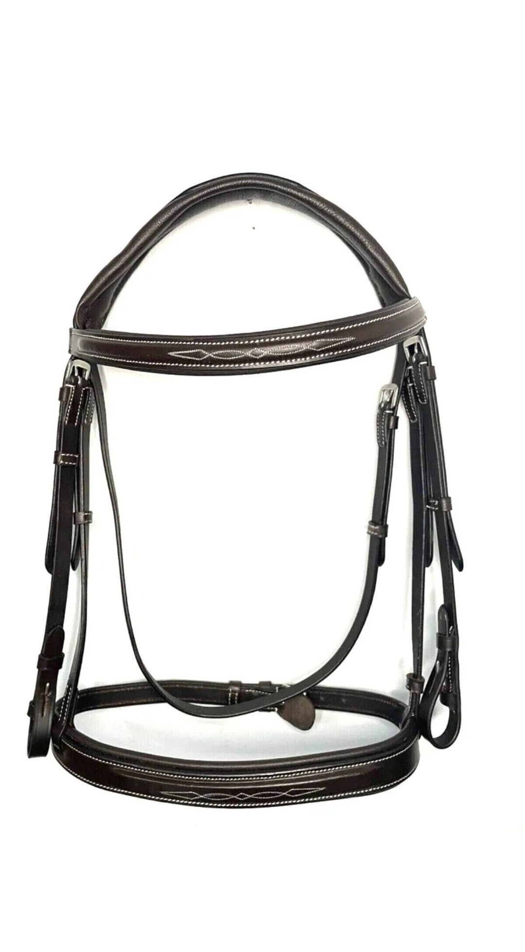 Padded Leather Hunter Bridle With Rubber Reins: Anatomical Cutaway ...