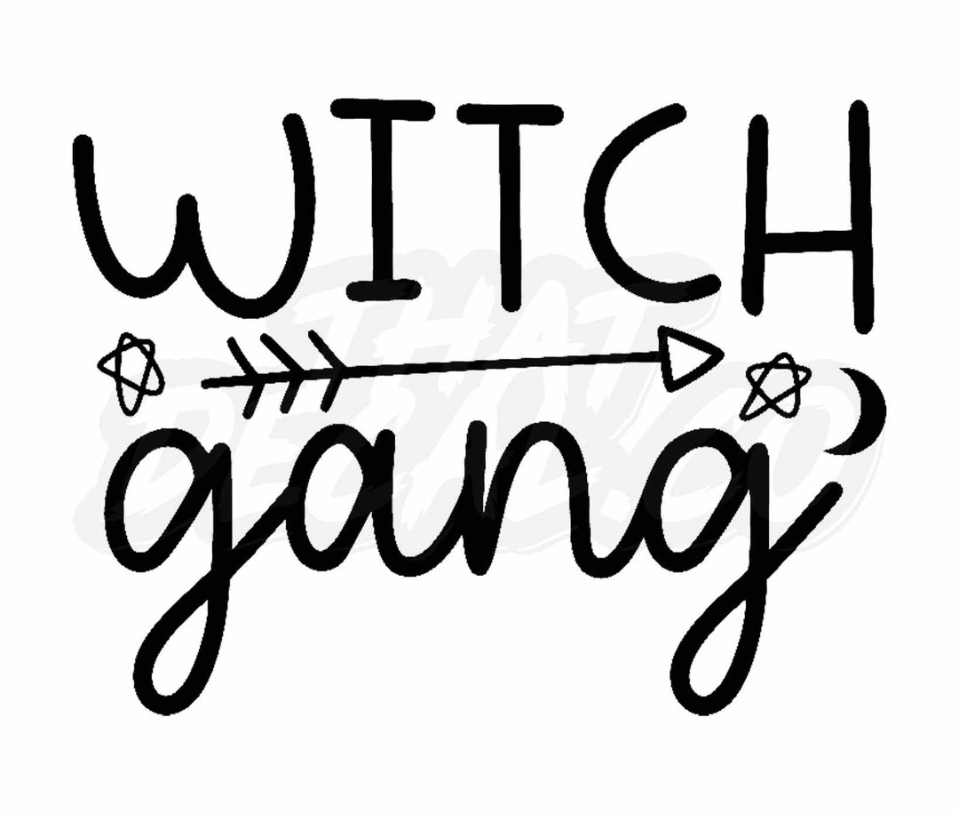 Witch Gang Wicca Vinyl Decal Stickers Bottle Cup Glass Car Van - Etsy