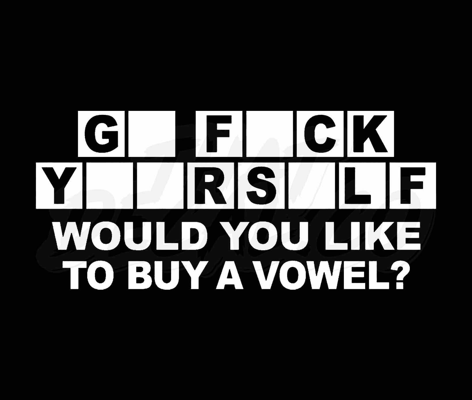 Go Fck Yourself Vinyl Decal Stickers Bottle Glass Caradult - Etsy Canada