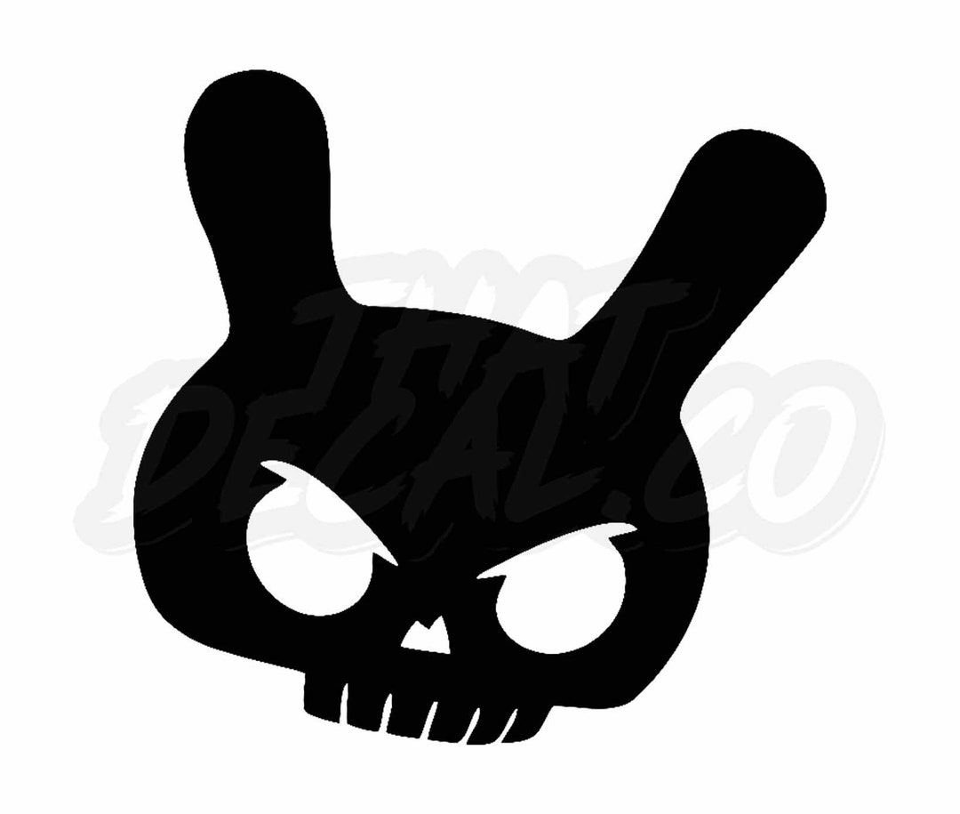 Evil Bunny Vinyl Decal Window Stickers Bottle Funny Rude Adult Cup ...